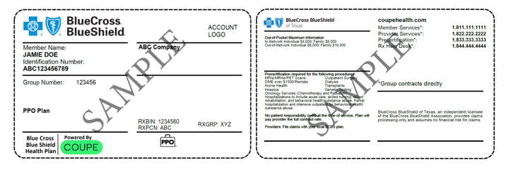 Check ID Cards for New Coupe Health Plan Members | Blue Cross and Blue ...